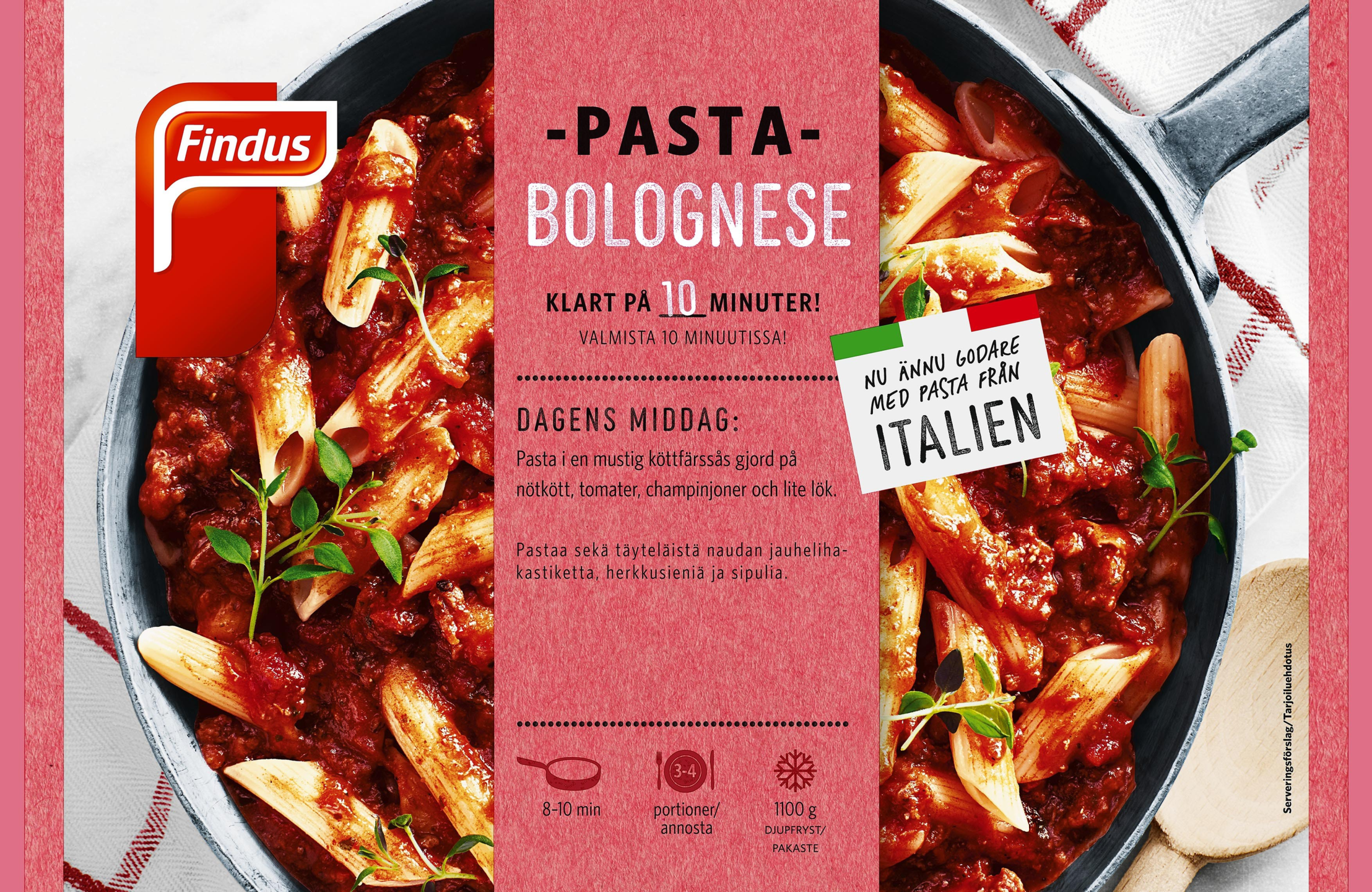Findus pasta bolognese 1100g pakaste | K-Ruoka Verkkokauppa