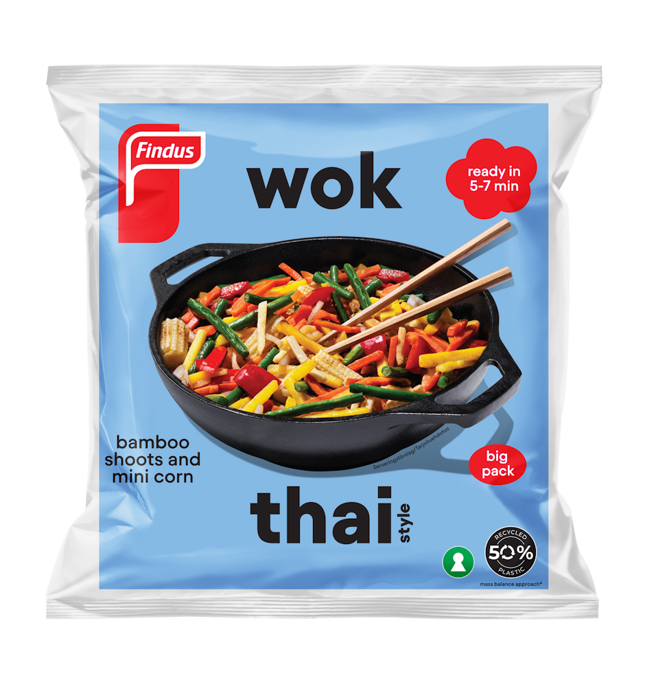 Findus Wok Thai Style 850g pakaste — HoReCa-tukku Kespro