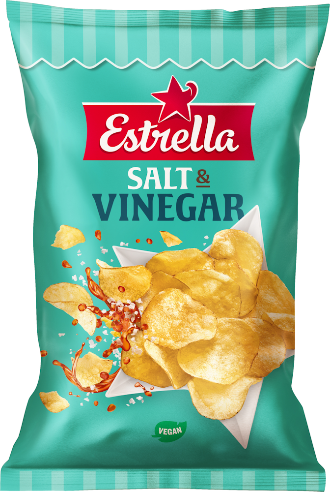 Estrella 275g Salt & Vinegar Chips — HoReCa-tukku Kespro