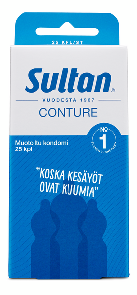 Sultan Conture kondomi 25kpl – K-Ruoka