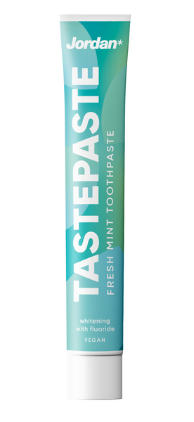 Jordan Tastepaste Fresh Mint whitening toothpaste with fluoride ...