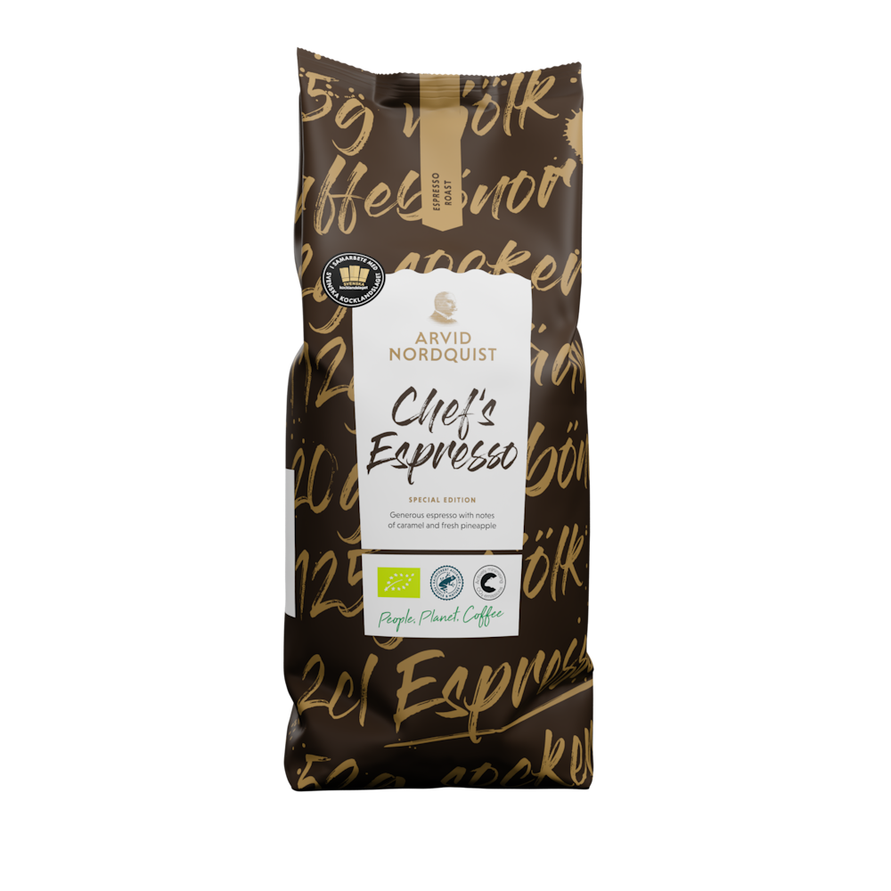 Arvid Nordquist Chef's Blend Espresso kahvipapu espressopaahto 1kg RFA ...