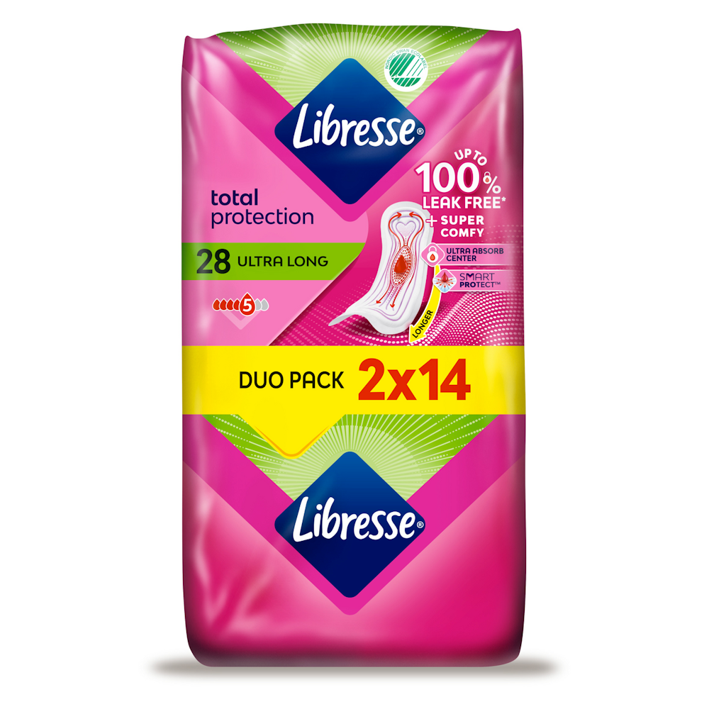 Libresse Ultra Long siivetön side duo pack 28kpl — HoReCa-tukku Kespro