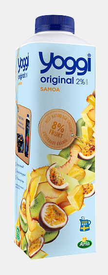 Arla Yoggi Original Samoa 2% 1kg | K-Ruoka Verkkokauppa