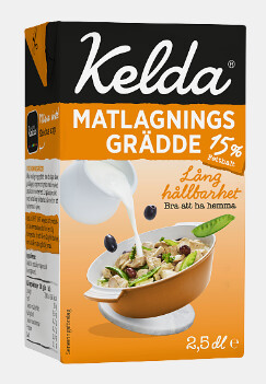 Kelda matlagningsgrädde 250ml | K-Ruoka Verkkokauppa
