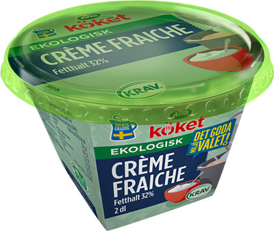 Arla Köket Eko crème fraiche, 32%, 200ml | K-Ruoka Verkkokauppa