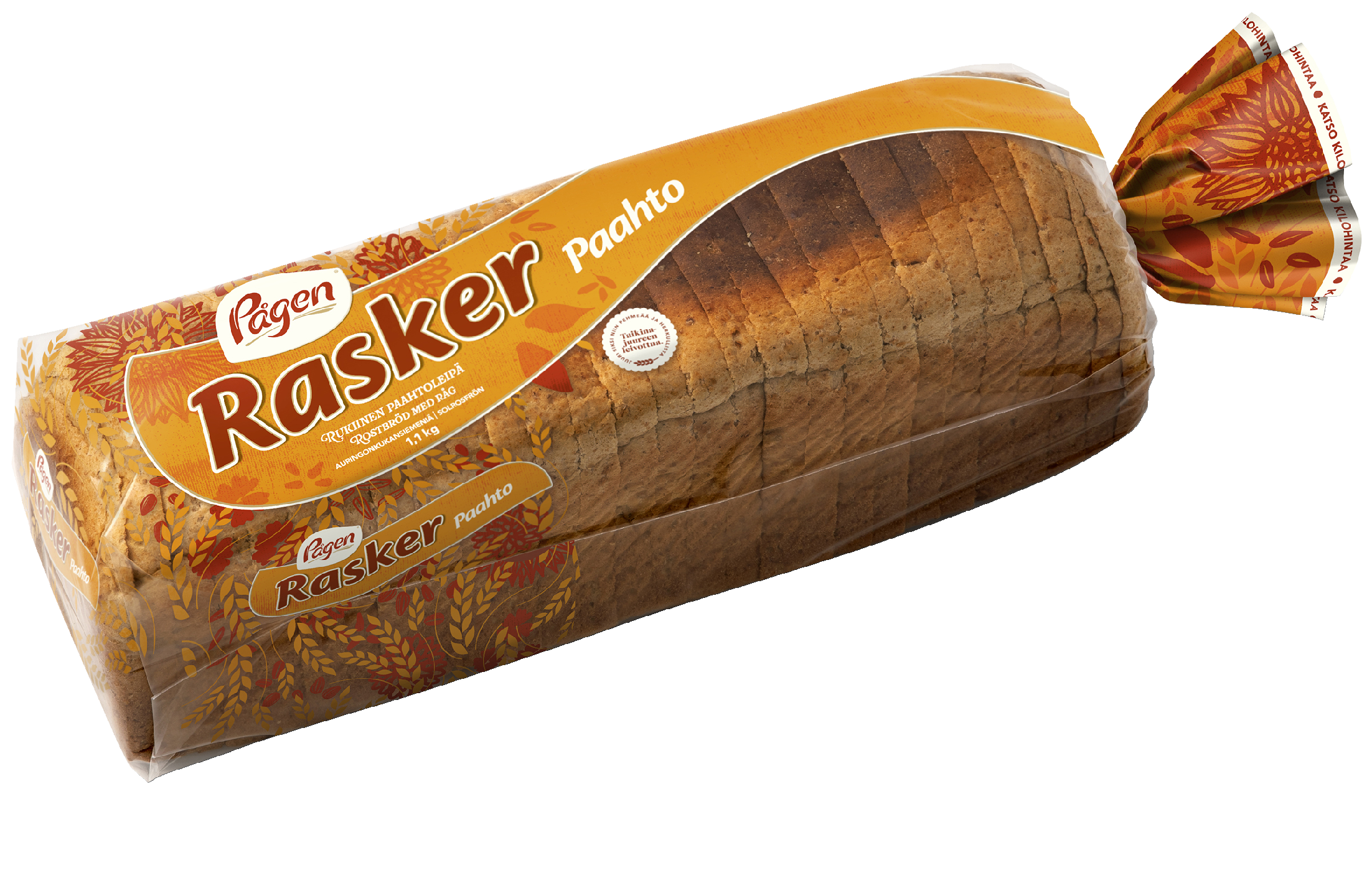 Pågen Rasker rouheinen paahtoleipä 1,1kg | K-Ruoka Verkkokauppa