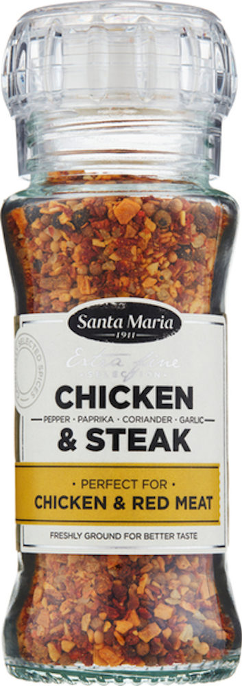 Santa Maria Chicken & Steak Mausteseos mylly 75g — HoReCa-tukku Kespro