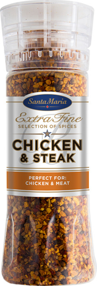 Santa Maria Chicken & Steak, maustesekoitus myllyssä kanalle ja lihalle ...