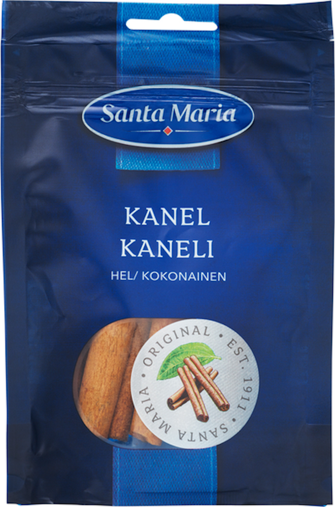 Santa Maria Kaneli kokonainen, pussi 22g — HoReCa-tukku Kespro