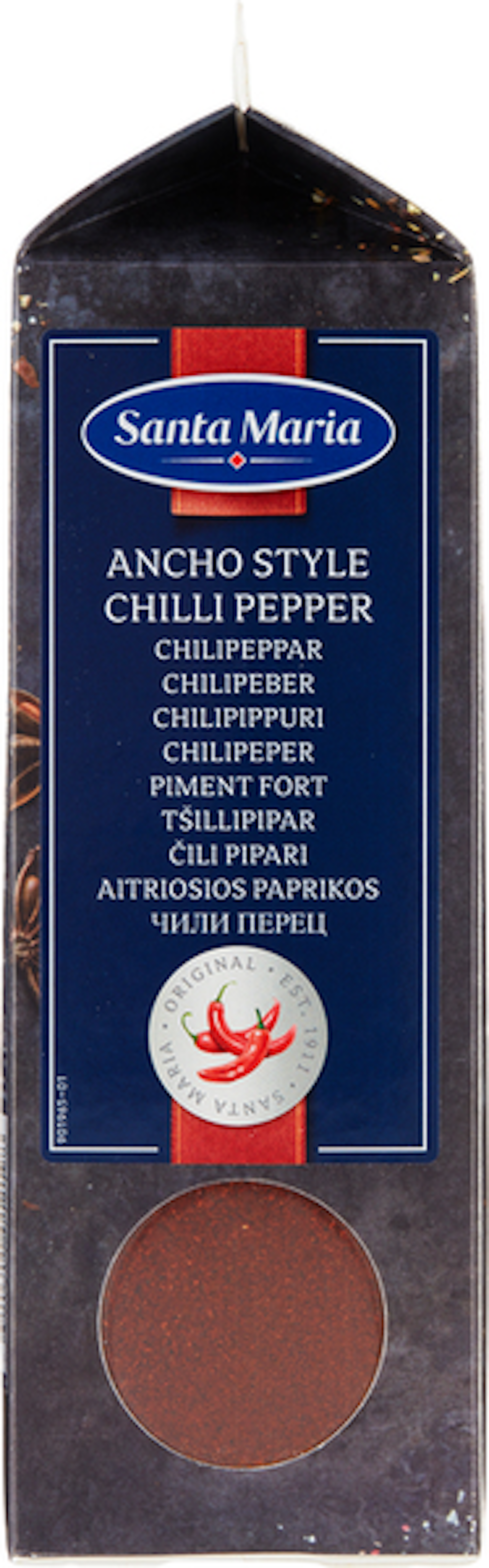 Santa Maria chili ancho 470g jauhettu — HoReCa-tukku Kespro