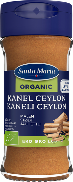 Santa Maria Luomu Kaneli Ceylon Luomu, purkki 33g | K-Ruoka Verkkokauppa