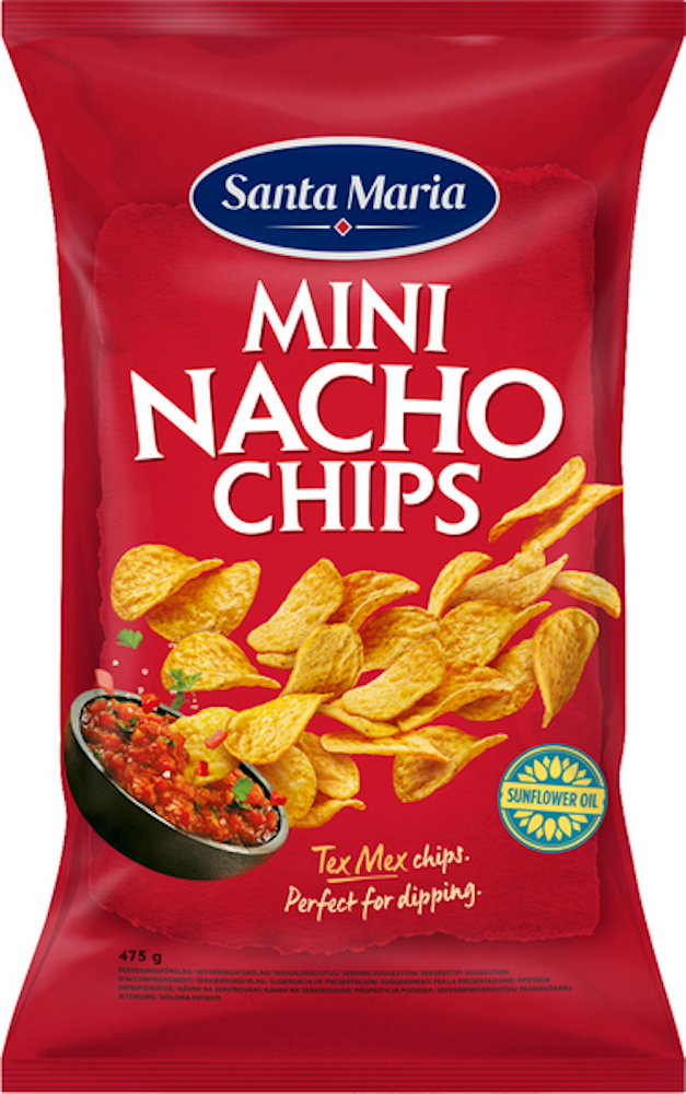 Santa Maria Mini Nacho Chips 475g — HoReCa-tukku Kespro