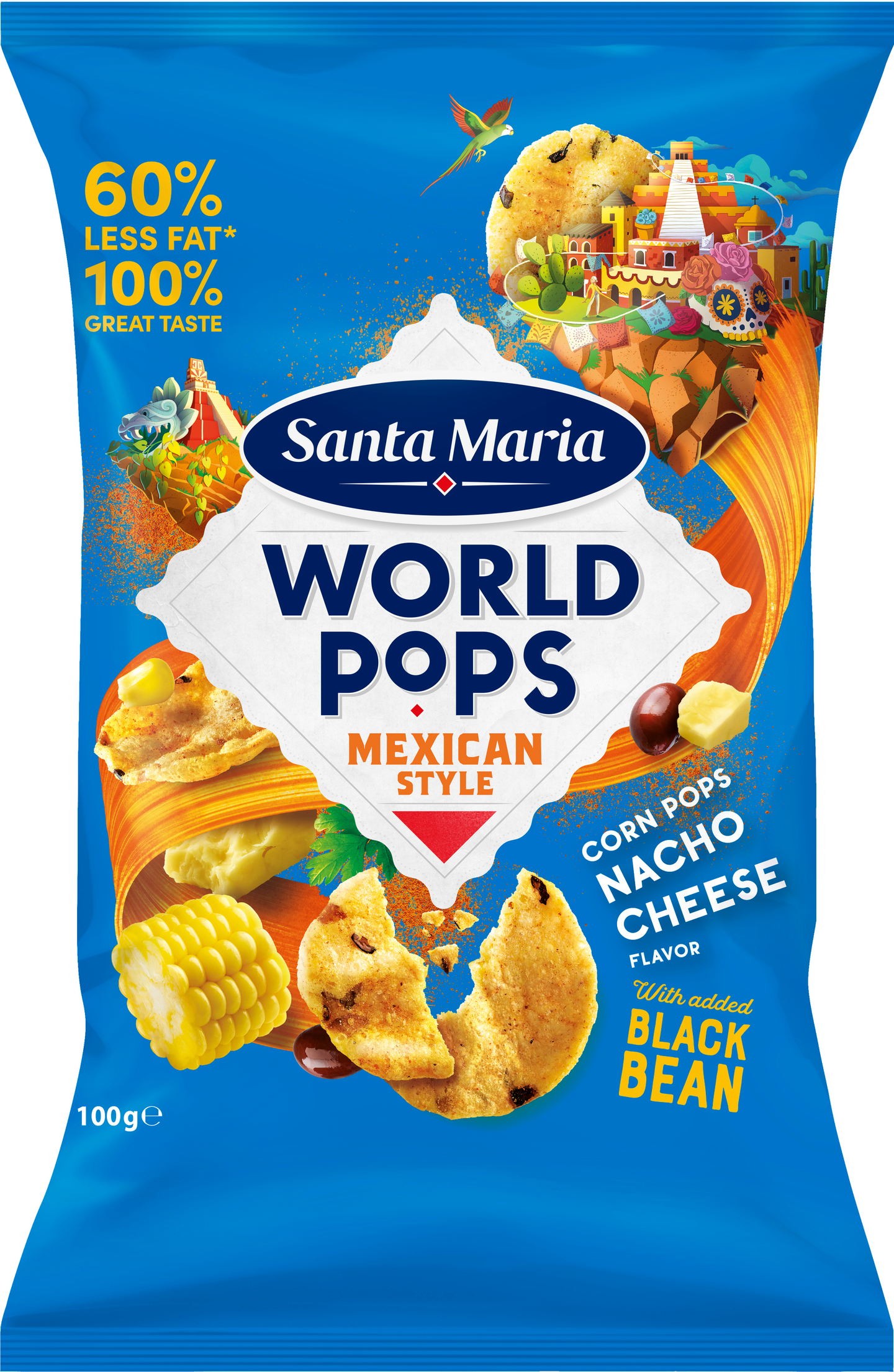 Santa Maria World Pops 100g Mexican Style | K-Ruoka Verkkokauppa