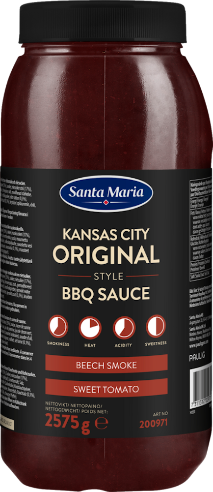 Santa Maria Kansas City original style BBQ-sauce 2575g — HoReCa-tukku ...