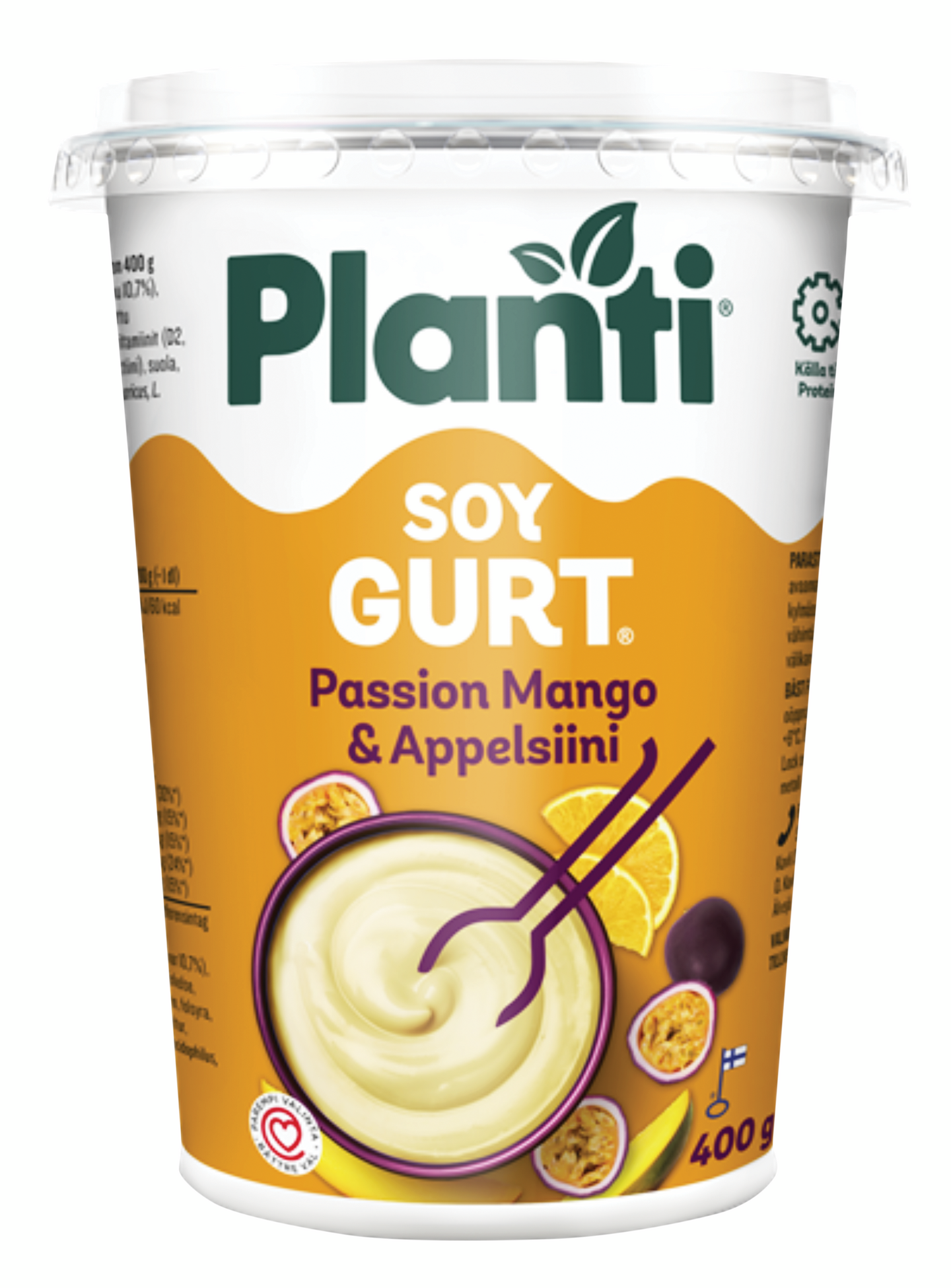 Planti soygurt 400g passion-mango-appelsiini | K-Ruoka Verkkokauppa