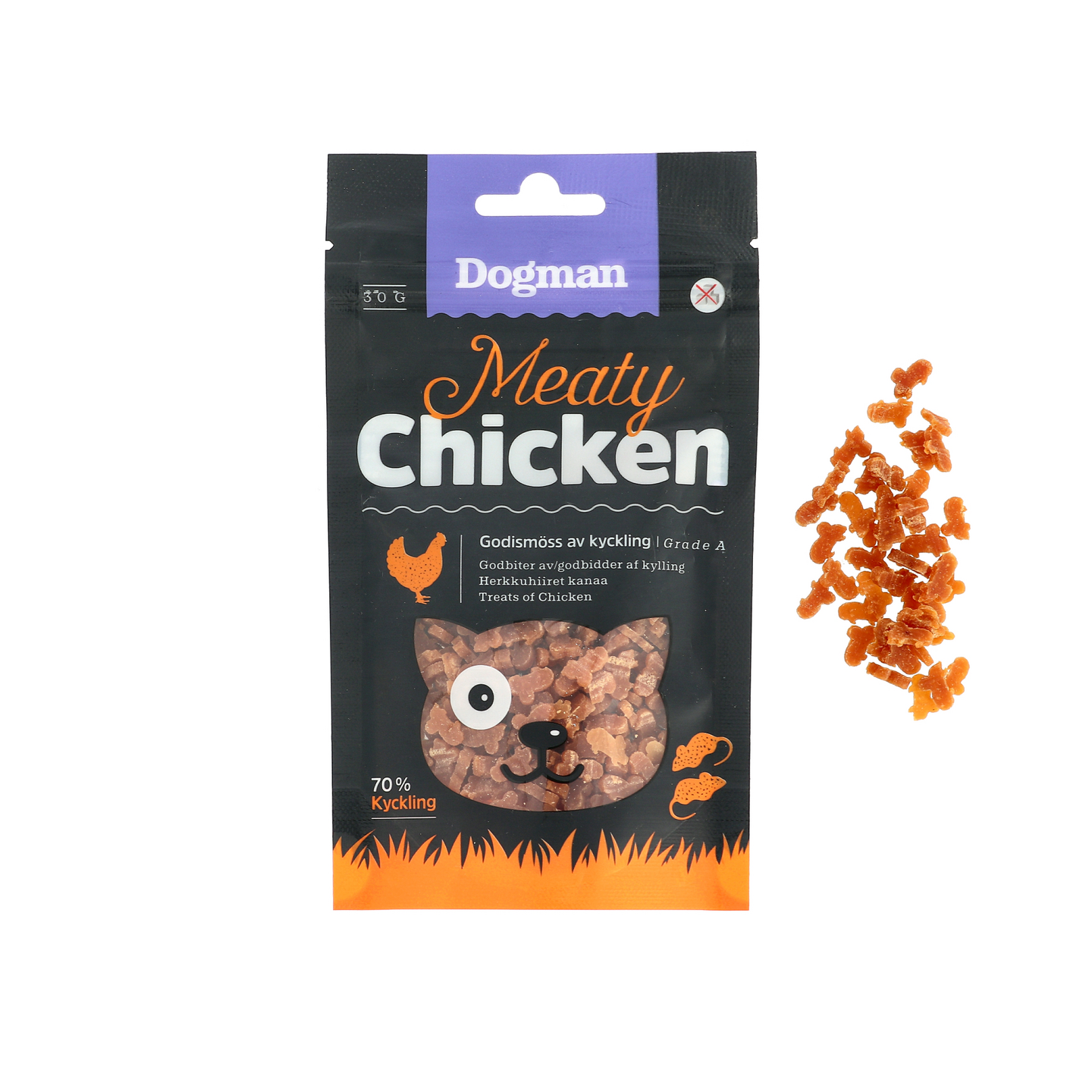 Dogman Goodies Mouse Party 30g kissaherkku kanalla | K-Ruoka Verkkokauppa