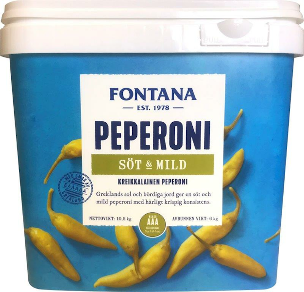 Fontana pepperoni 10,5kg/6kg — HoReCa-tukku Kespro