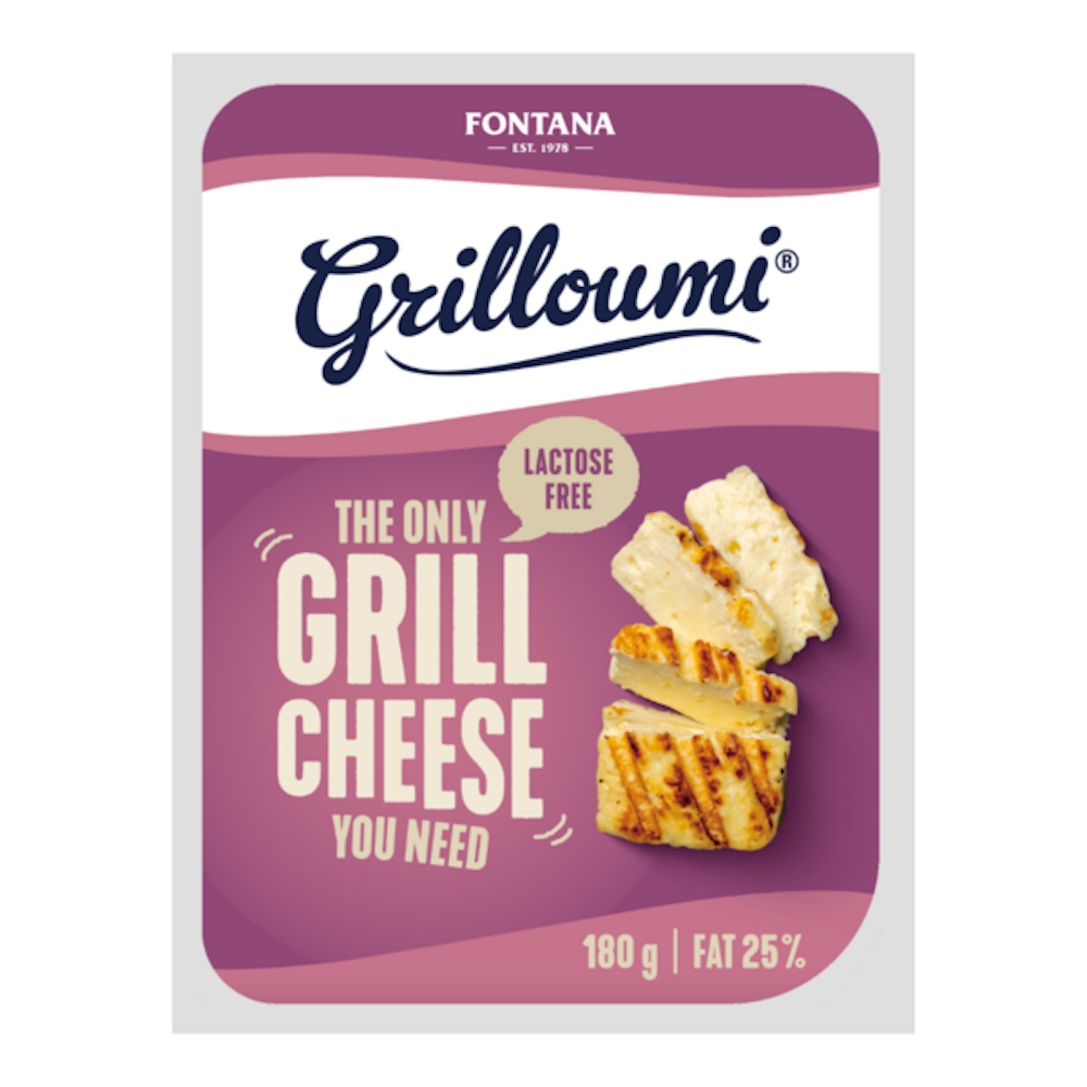 Fontana Grilloumi 180g Laktoositon — HoReCa-tukku Kespro
