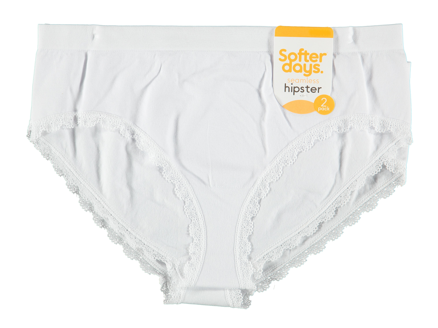 Softer Days naisten 2kpl/pkt hipster alushousut 832932, valkoinen | K ...