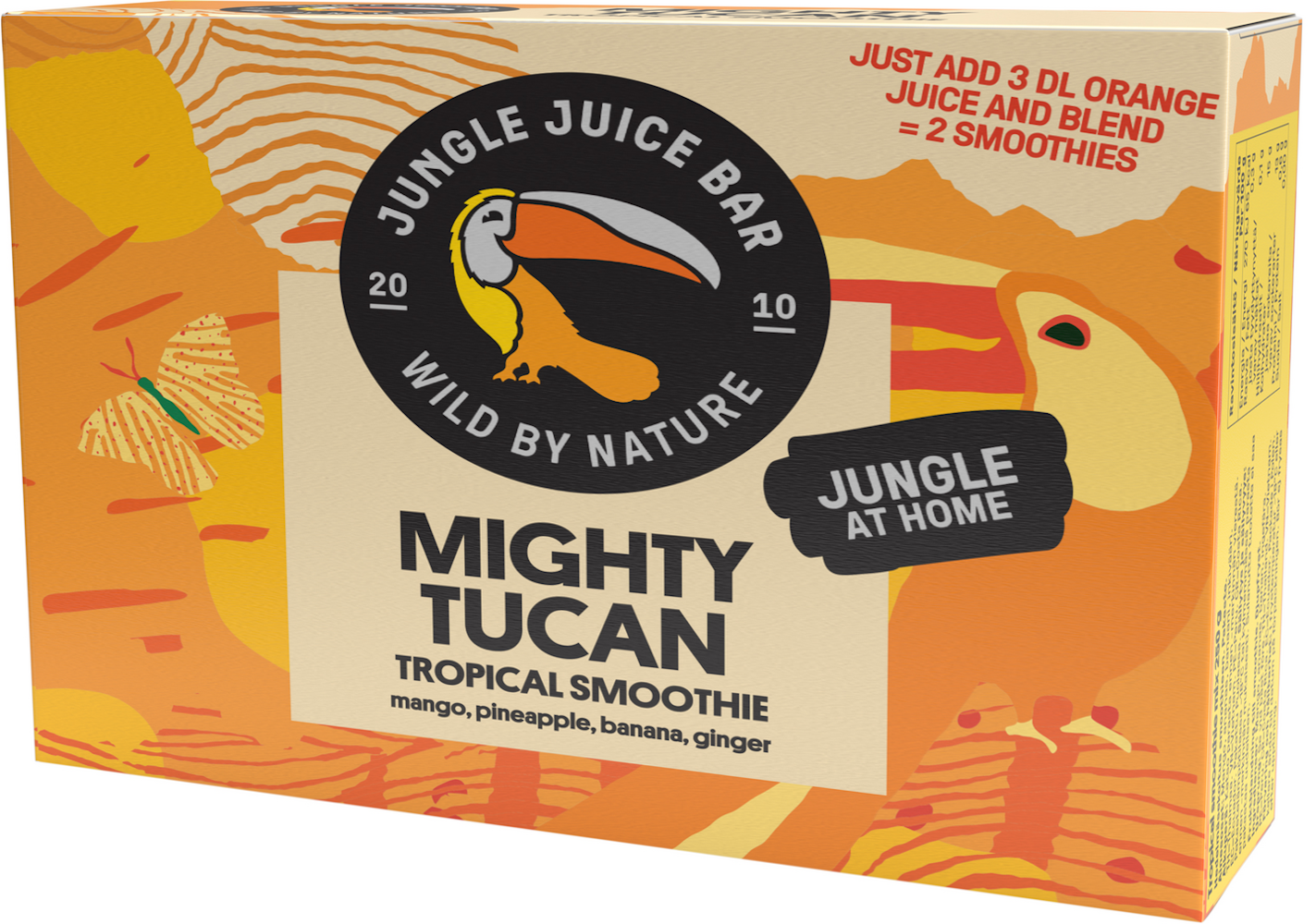 Jungle Juice Bar Mighty Tucan smoothie mix 250 g pakaste — HoReCa-tukku ...