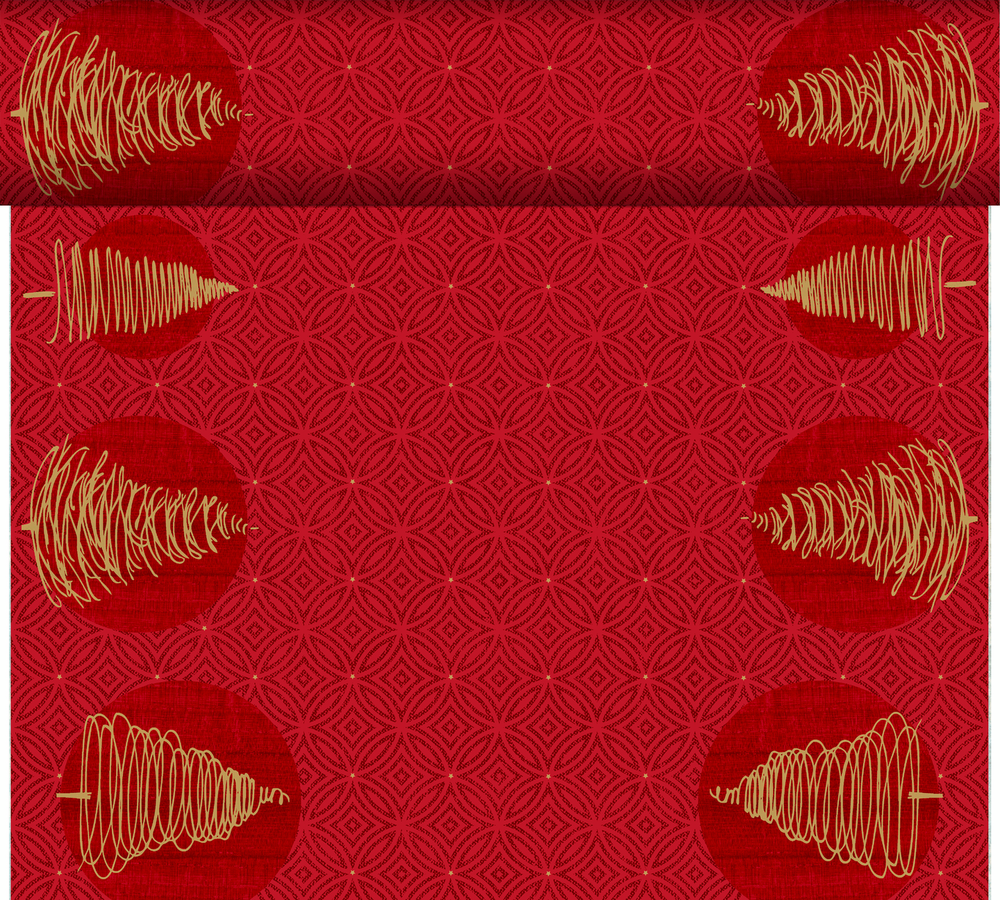 Duni Dunicel Elegant Trees poikkiliina 0,4x24m | K-Ruoka Verkkokauppa