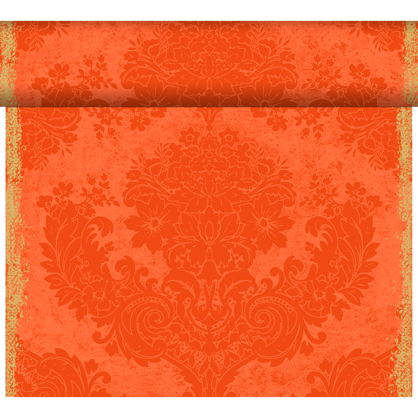 Duni Dunicel Royal poikkiliina oranssi 0,4x24m | K-Ruoka Verkkokauppa