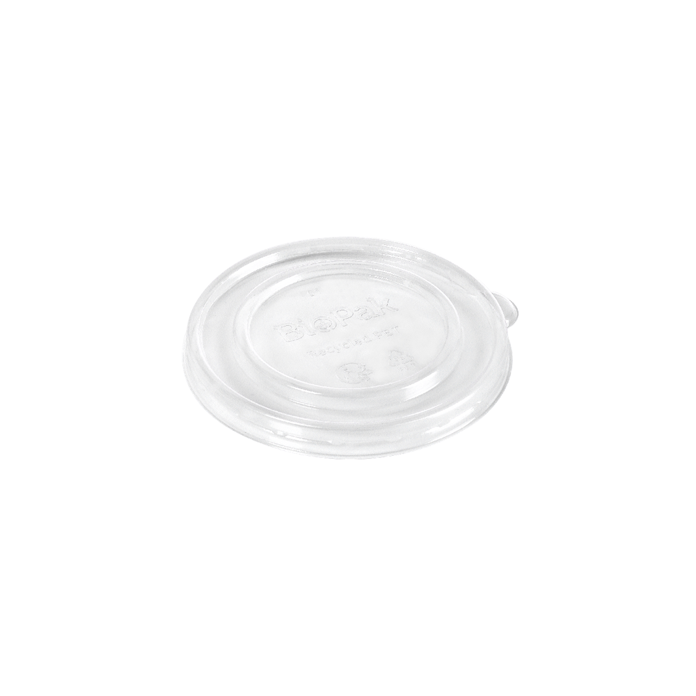 Biopak Ronda Short Kansi Ø98mm 480ml Kulholle Kirkas 25kpl — Horeca Tukku Kespro