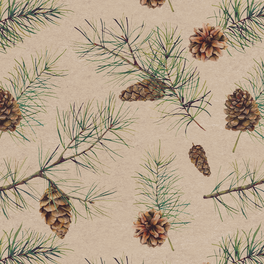 PAPER+DESIGN Naturals Tissue lautasliina 33 x 33 cm Pinecone elegance 2-krs, 20 kpl — HoReCa ...