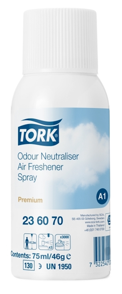 Tork Spray-ilmanraikastaja neutralisoiva 75 ml A1 — HoReCa-tukku Kespro