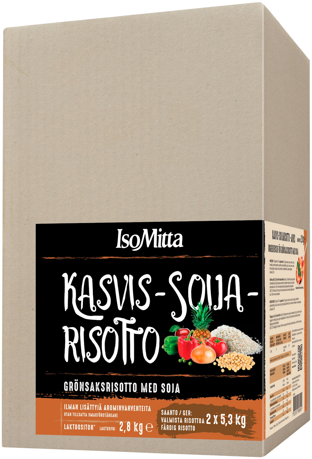 IsoMitta Kasvis-Soijarisotto 2x1,5kg — HoReCa-tukku Kespro