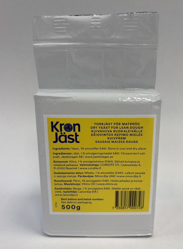 Kronjäst kuivahiiva 500g — HoReCa-tukku Kespro