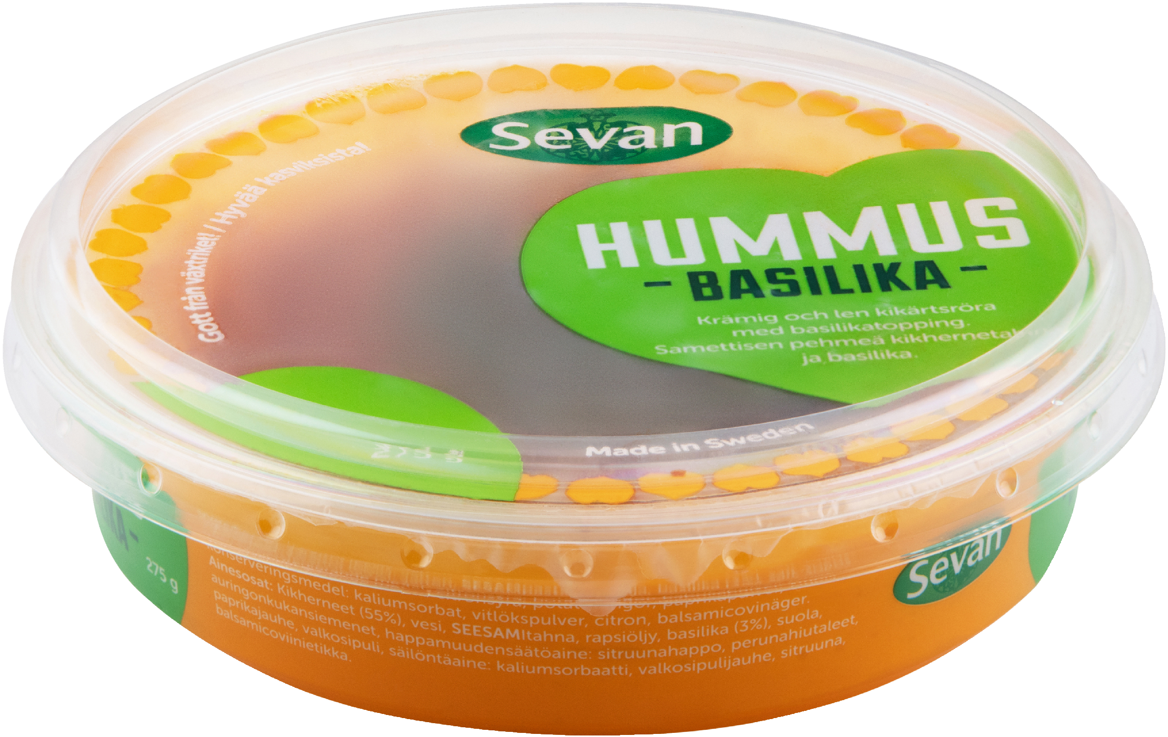 Sevan hummus 275g basilika | K-Ruoka Verkkokauppa
