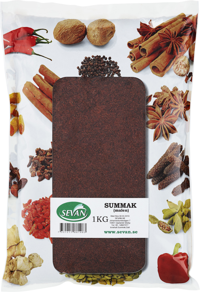 Sevan Sumac jauhettu 1kg — HoReCa-tukku Kespro