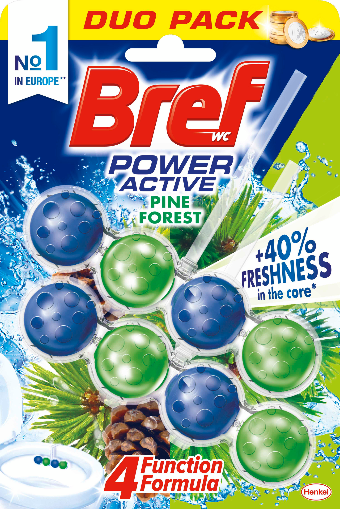 Wc Bref wc-raikastin 2x50g Pine Power Active tuplapakkaus | K-Ruoka ...