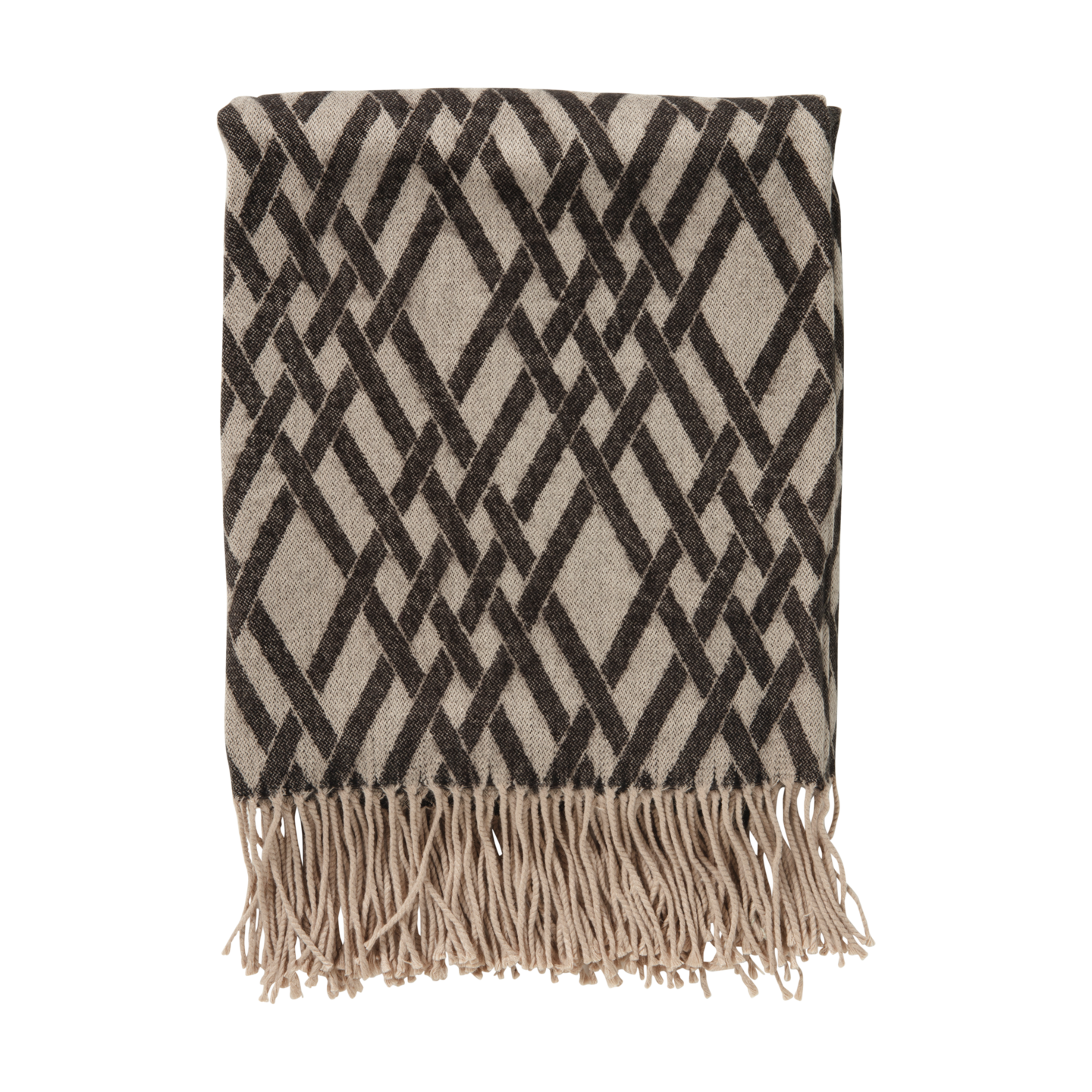 Hemtex 24h chenille huopa Frida beige-musta | K-Ruoka Verkkokauppa