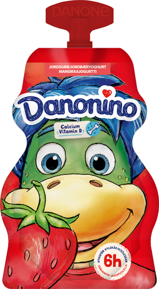 Danone Danonino GO! mansikkajogurtti 70g — HoReCa-tukku Kespro