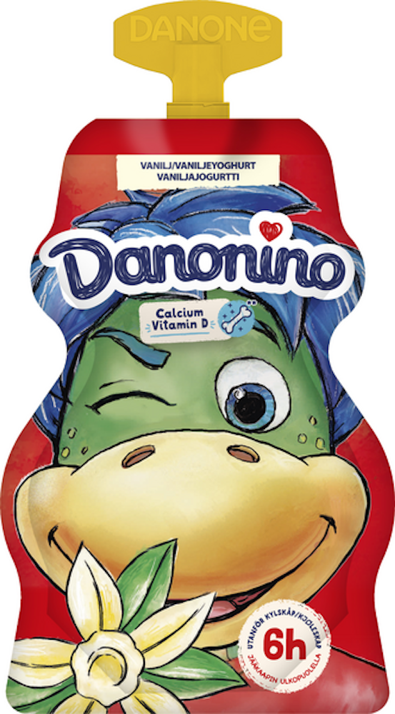 Danone Danonino GO! vaniljajogurtti 70g — HoReCa-tukku Kespro