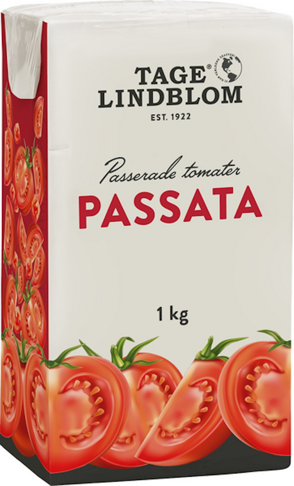 Tage Lindblom Passata paseerattu tomaatti 2x1kg — HoReCa-tukku Kespro