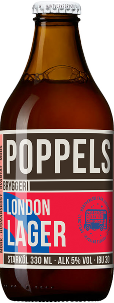 Poppels London Lager olut 5% 0,33l | K-Ruoka Verkkokauppa