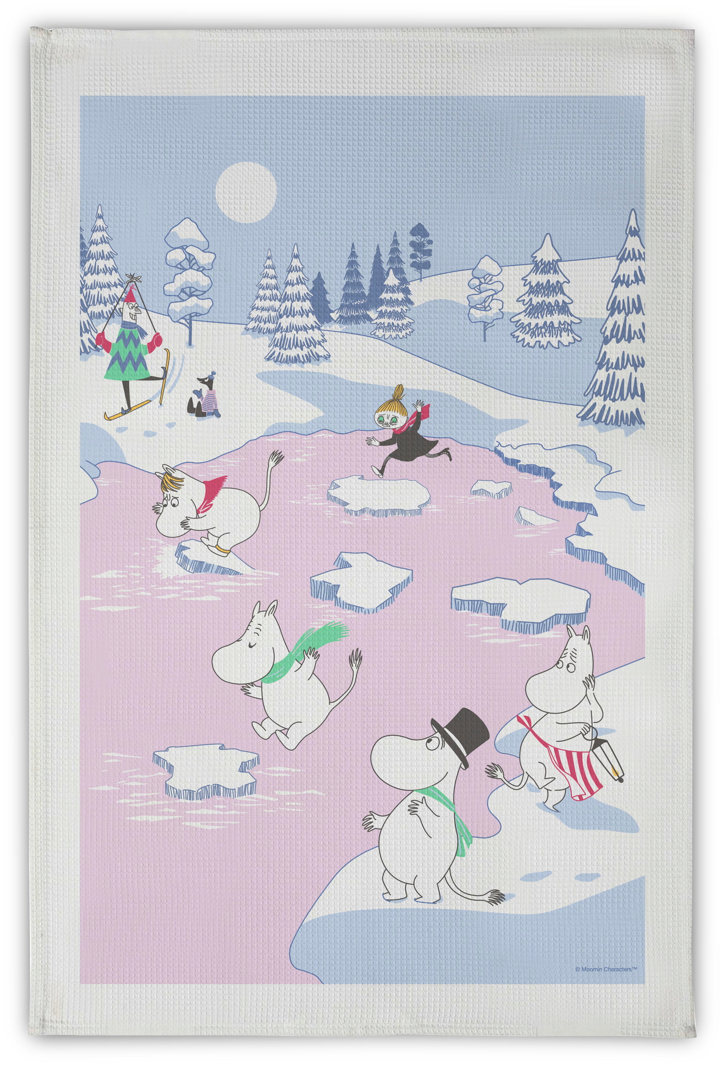 Keittiöpyyhe Muumi Talvi 50x70 cm | K-Ruoka Verkkokauppa