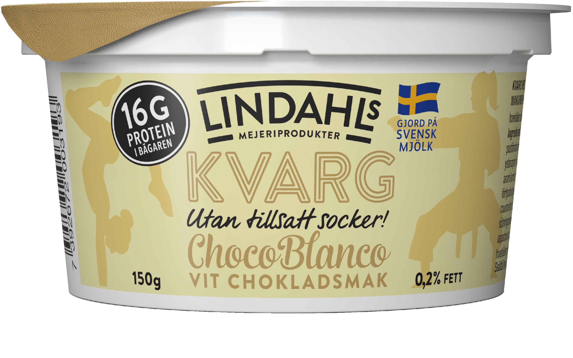 Lindahls valkosuklaan makuinen rahka 150g – K-Ruoka