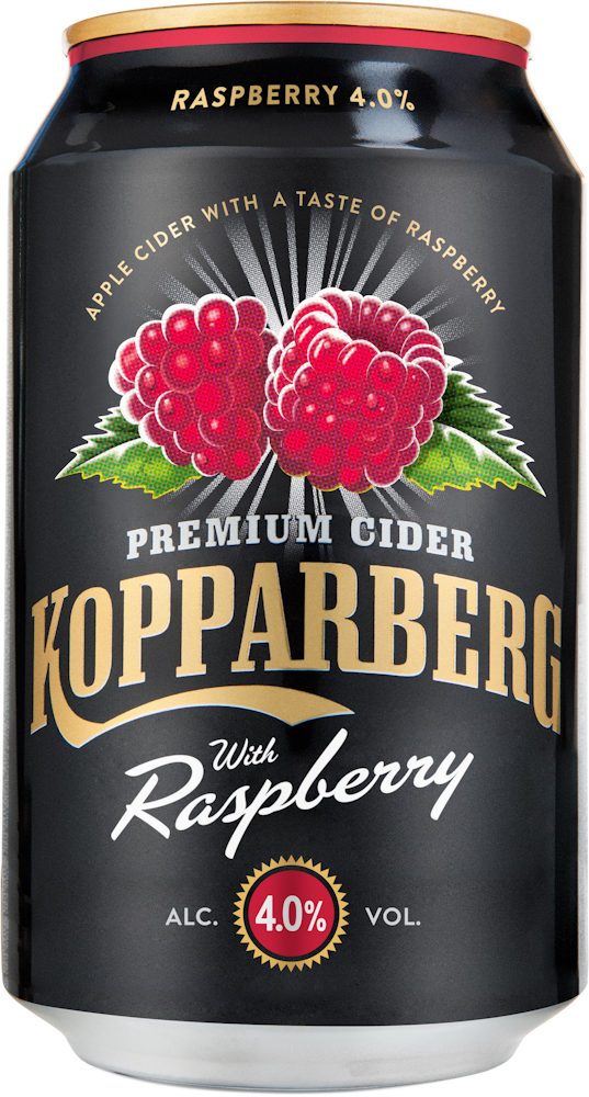 Kopparberg Raspberry cider 4% 0,33l — HoReCa-tukku Kespro