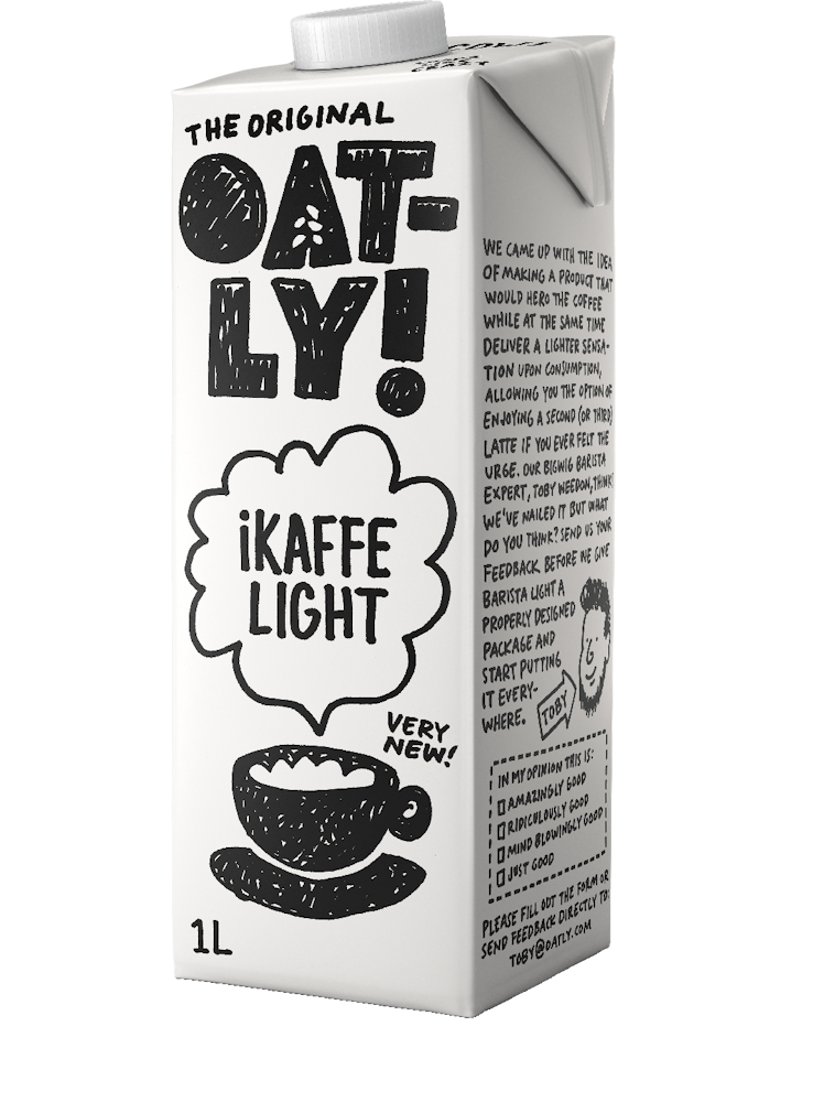 Oatly iKaffe light kaurajuoma kahvijuomiin 1l UHT — HoReCa-tukku Kespro