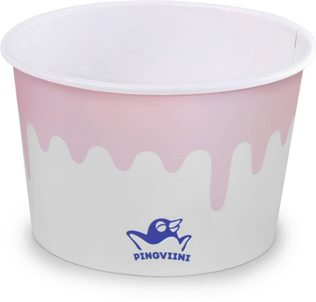Pingviini jäätelöpikari 230ml green PE 180kpl — HoReCa-tukku Kespro