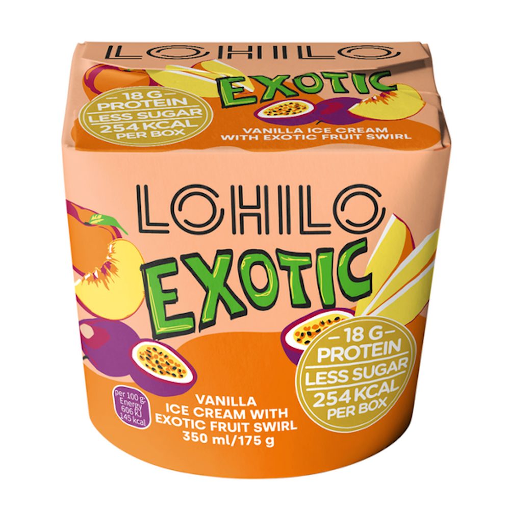 LOHILO Exotic proteiinijäätelö 350ml — HoReCa-tukku Kespro