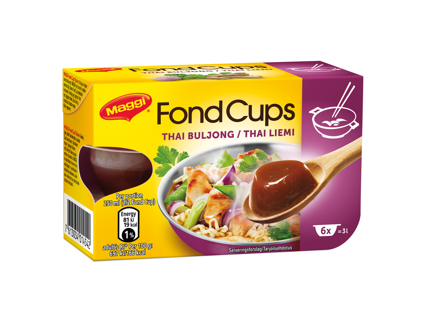 Maggi Fond Cups 144g Thai | K-Ruoka Verkkokauppa