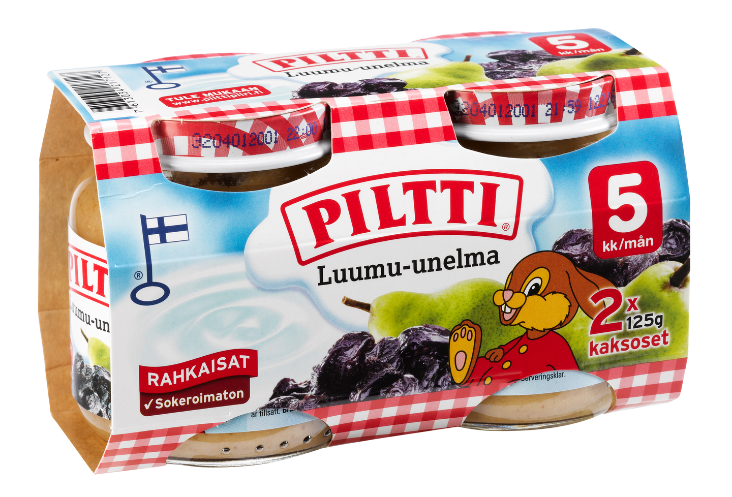Piltti luumu-unelmarahkaisat 2x125g 5kk | K-Ruoka Verkkokauppa
