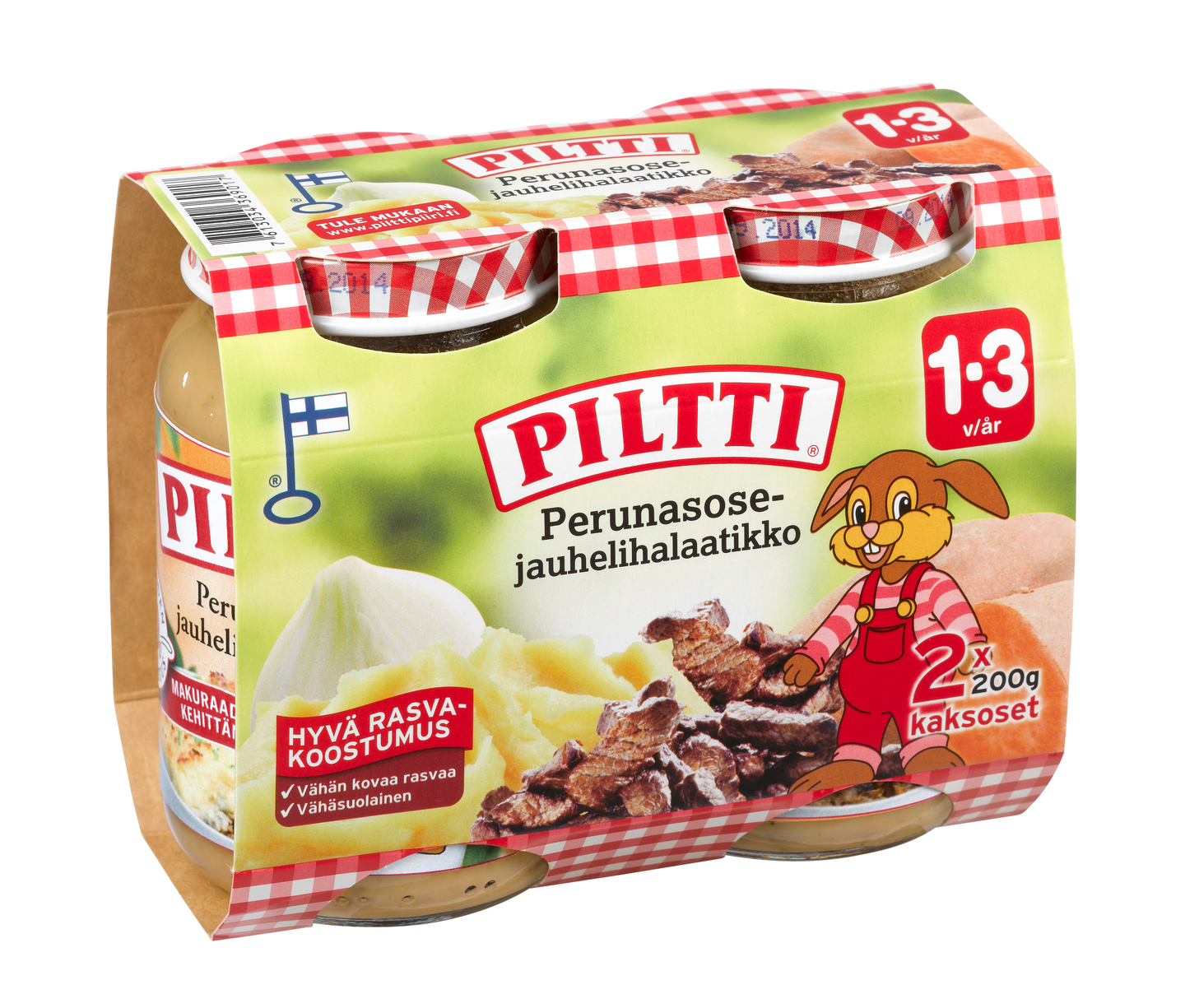 Piltti 12kk perunasosejauhelihalaatikko 2x200g | K-Ruoka Verkkokauppa