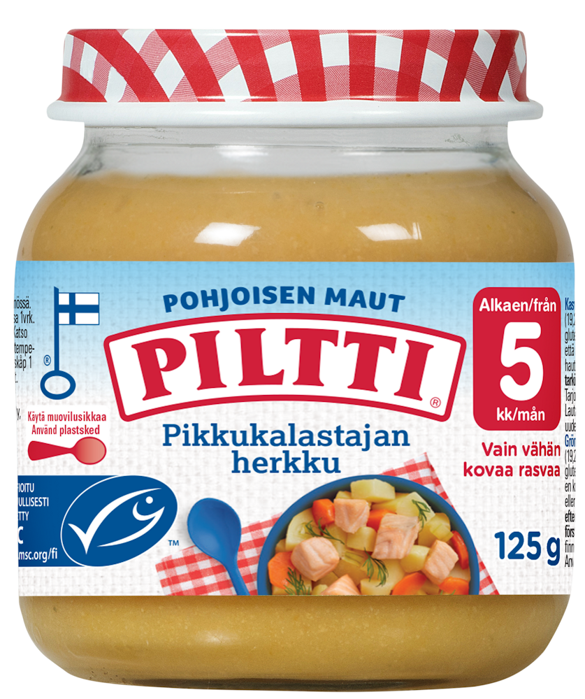 Piltti Pohjoisen maut 5kk 125g pikkukalastajan herkku — HoReCa-tukku Kespro